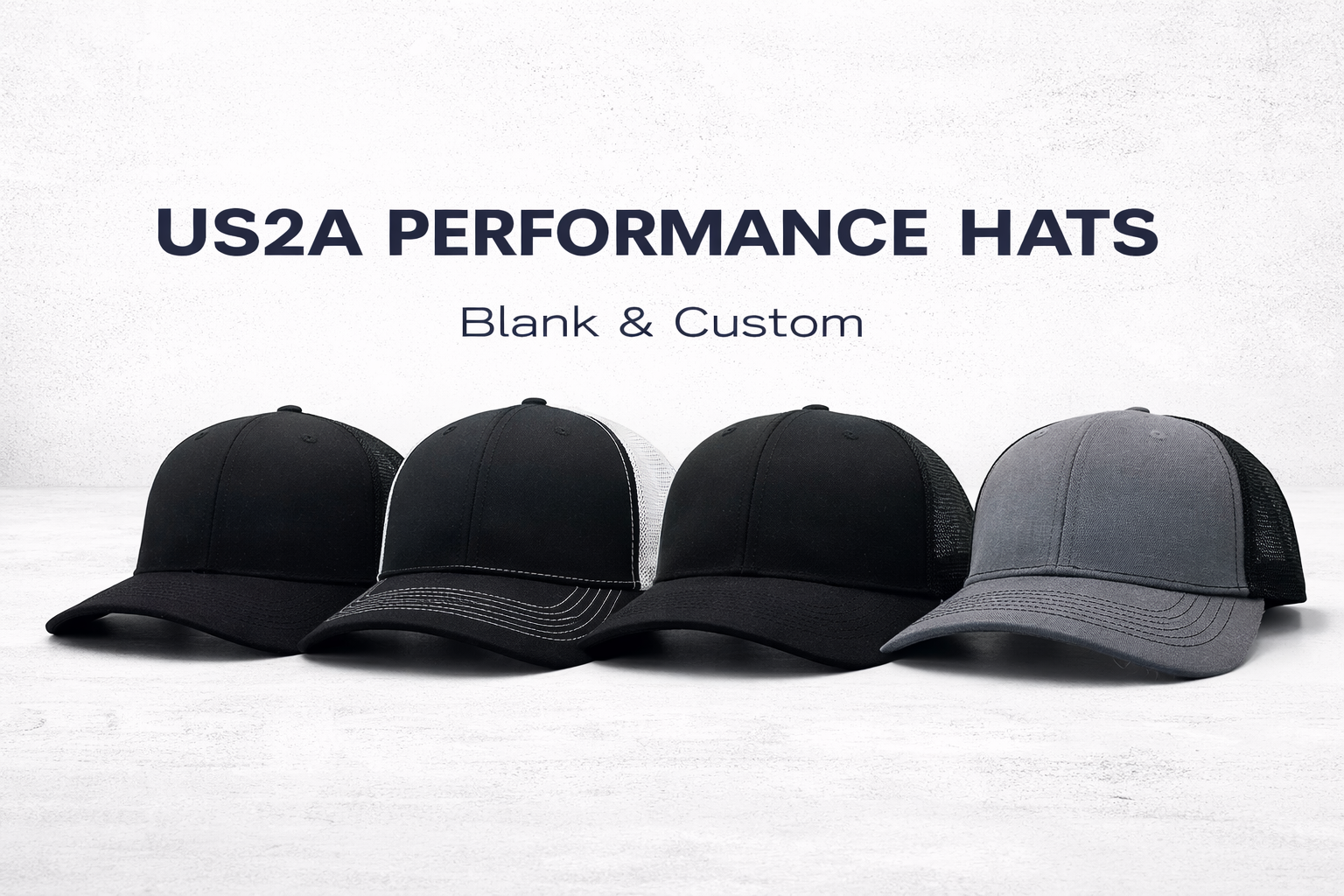 Premium Hats & Snapbacks - Us2a Apparel